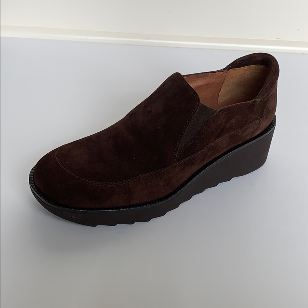 Donald J Pliner Brown Suede Platforms - Gem